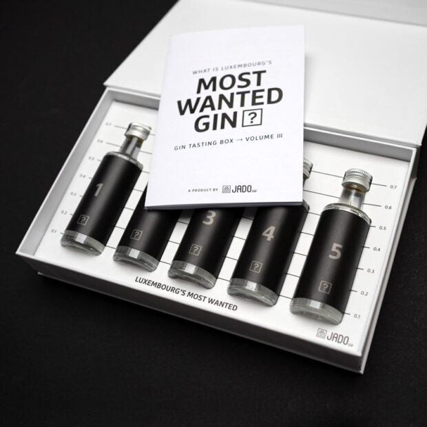 Luxembourg’s Most Wanted – Gin Tasting Box – JADO