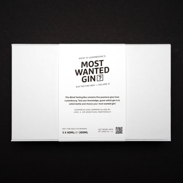 Luxembourg’s Most Wanted – Gin Tasting Box – JADO